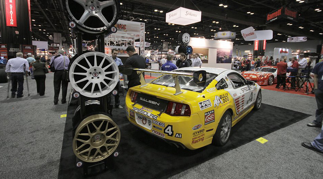 SPV DISPLAYS COMPETITION MODEL IN HRE BOOTH FOR PRI SHOW | Saleen ...